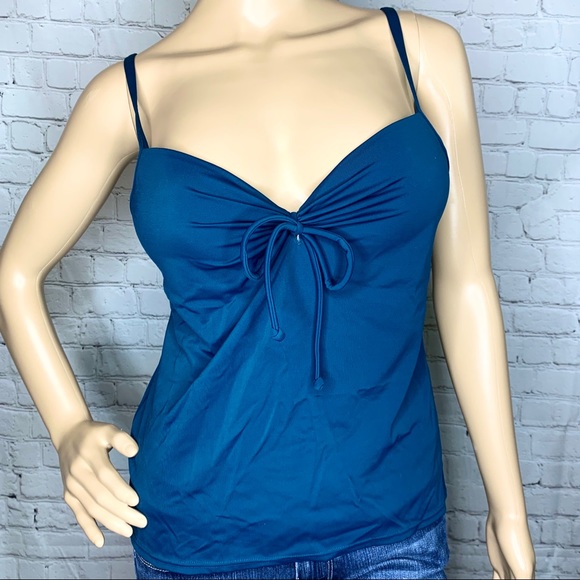 Victorias Secret Swim Victorias Secret Joey Push Up Teal Tankini